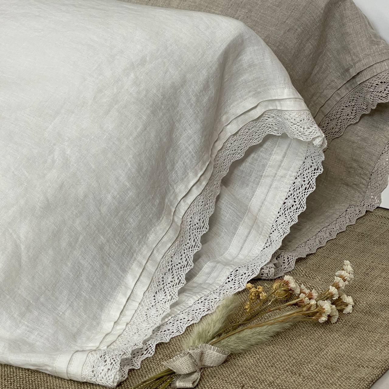 Old World Linen by Julia Sohl. Handcrafted bedding & flax goods