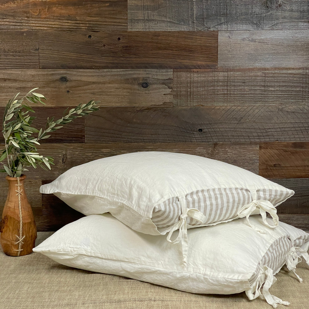 Old World Linen by Julia Sohl. Handcrafted bedding & flax goods